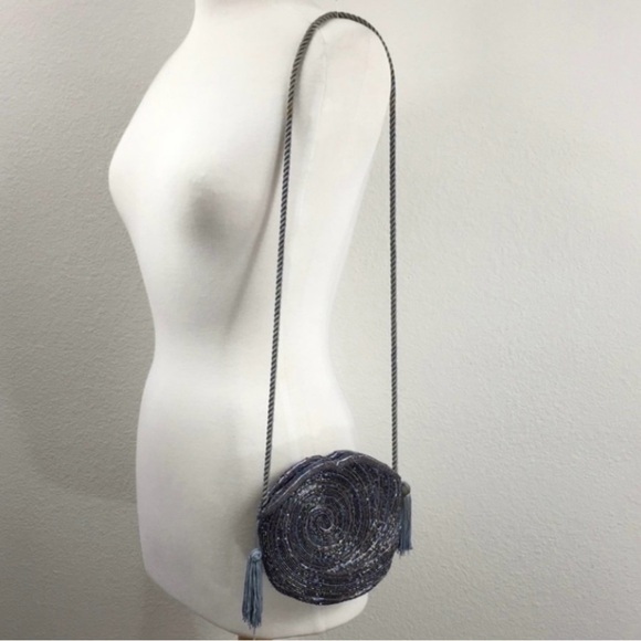 Vintage | Bags | Vintage Womens 8s Grey Opal Swirl Beaded Shell Small ...